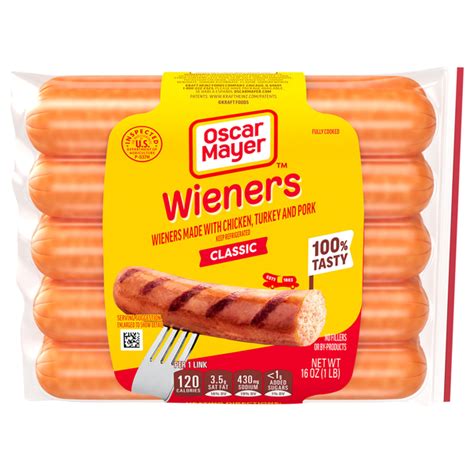 Save On Oscar Mayer Original Uncured Turkey Chicken And Pork Wieners 10