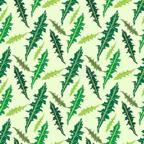 Color Simple Botanical Abstract Seamless Pattern Background Stock