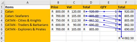 Excel Formula Dependency For Fluk Sake