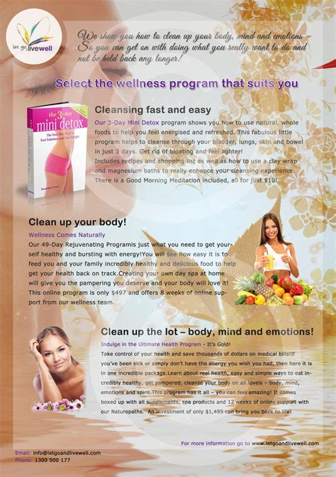 Entry 6 By Gnbizco For Design A Flyer For Our Wellness Programs