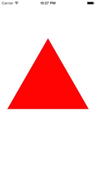 Objective C Draw Triangle Ios Stack Overflow