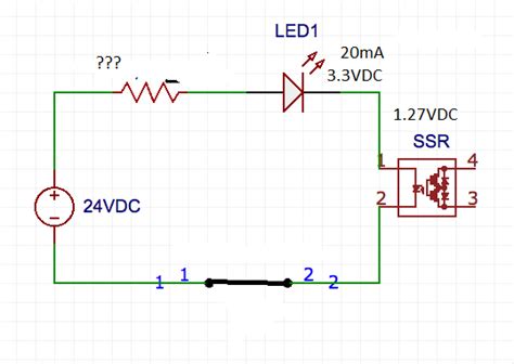 What Size Should I Select For The Resistor I Have Led And Ssr And
