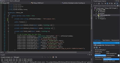 How To Display Chm File In C Winforms Application Stack Overflow