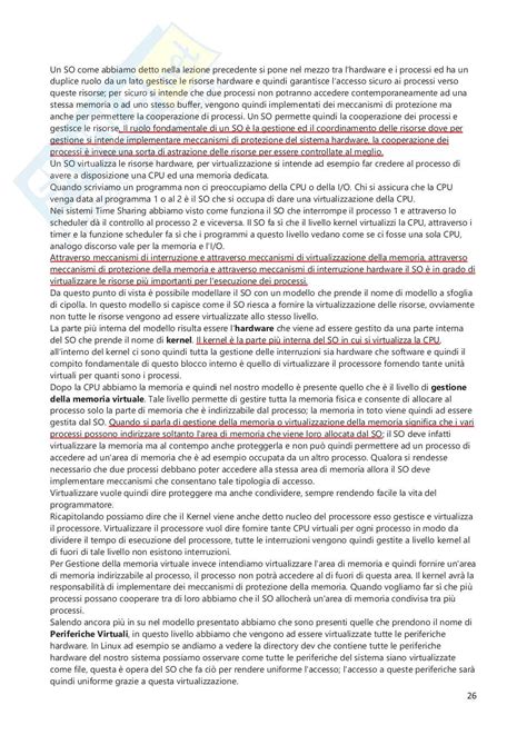 Appunti Sistemi Operativi Parte 1