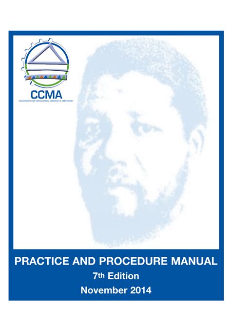 ccma practice and procedure manual docslib