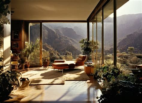 Edificio Moderno De Arquitectura Con Grandes Ventanales Stock De