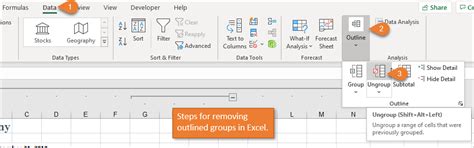 Quickly Hide Rows Columns With Groups And Outlines In Excel Excel