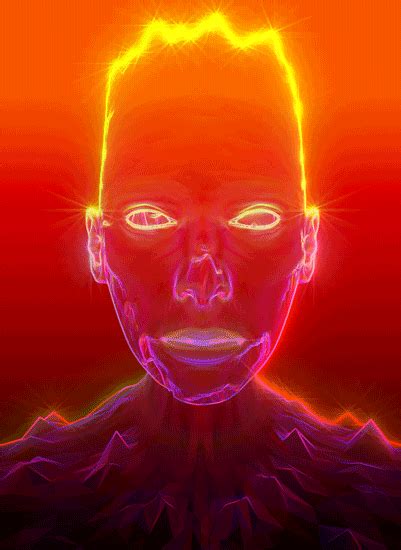 Man Melting  Acid  Trippy Images 