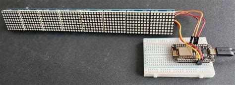 Smart Notice Board With Esp8266 And Dot Matrix Led Display