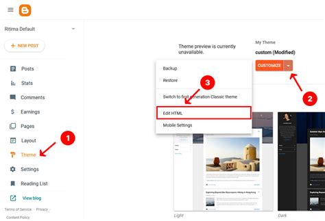how to install blogger template