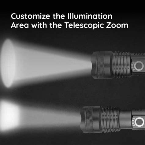 Usb Powerful Flashlight Torch Vernier Store