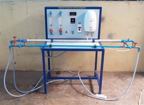 TECH ED Copper Parallel Flow And Counter Flow Heat Exchanger For Educational Laboratory At