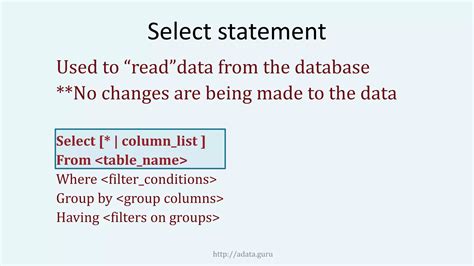 Oracle Sql Select Part 1 Lets Write Some Queries Ppt