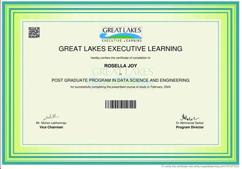 Rosella Joy On Linkedin Datascience Engineering Postgraduateprogram Professionaldevelopment