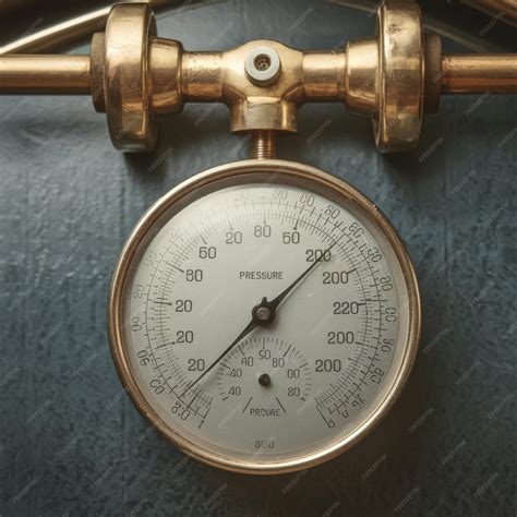 Analog Manometer Concept Premium Ai Generated Image