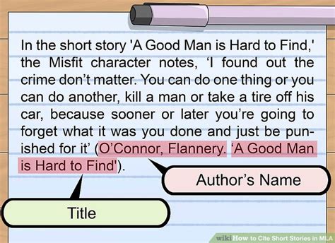 3 Ways To Cite Short Stories In Mla Wikihow