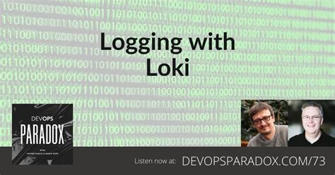 Dop 73 Logging With Loki Devops Paradox