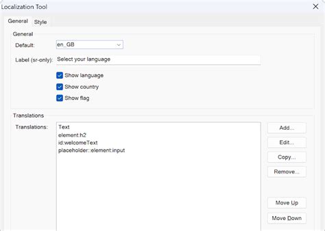 Localization Tool