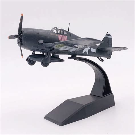 Grumman F6f Hellcat 172 Diecast Aircraft Model World War
