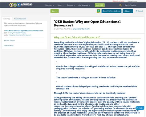 oer basics why use open educational resources oer commons