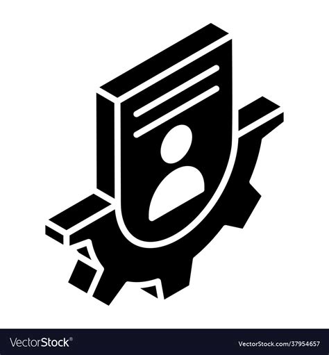 User Setting Royalty Free Vector Image Vectorstock