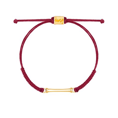 خرید آنلاین دستبند طلا نخی چشم گالری پرسته