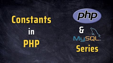 Constants In Php 4 In Php Series Youtube
