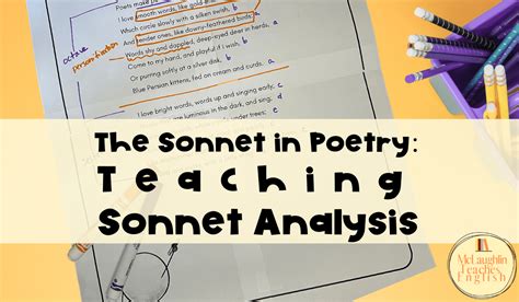 The Sonnet In Poetry Teaching Sonnet Analysis Mclaughlin Teaches English