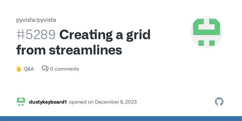 Creating A Grid From Streamlines Pyvista Pyvista Discussion GitHub