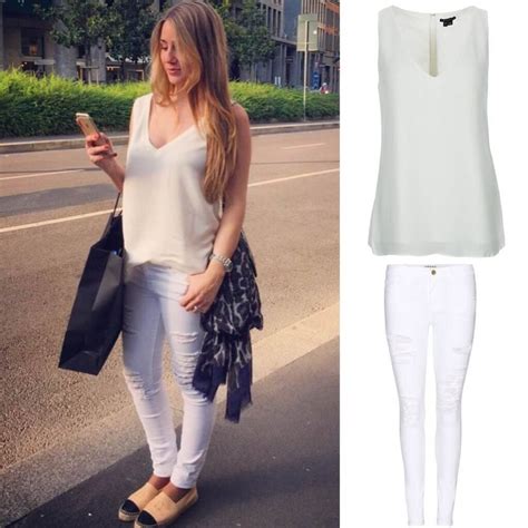German Wag´s Clothes — Julia Vigas Wore Top Theory Price 205€ Jeans
