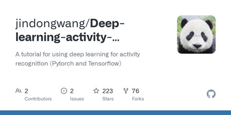 Github Jindongwang Deep Learning Activity Recognition A Tutorial For Using Deep Learning For