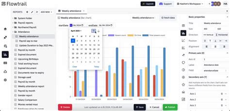 Create Dynamic Reports With Custom Parameters In Flowtrail Ai Flowtrail Ai Posted On The Topic