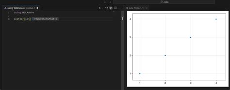 How To Run Julia Online And Create An Interactive Scenefigure Window Using Makieglmakie