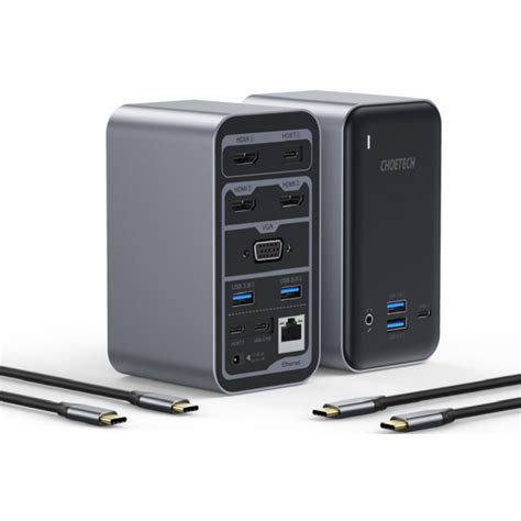 Choetech 15 In 1 Hub Docking Station Πολυλειτουργικός Αντάπτορας με 4