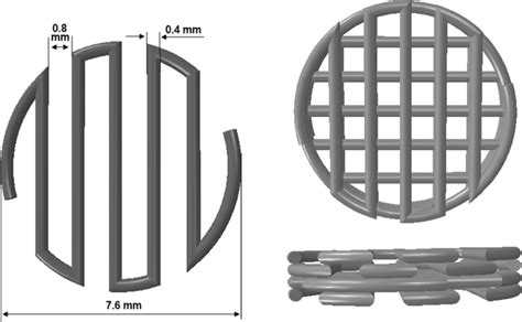 Designed Cad Model Of Bone Scaffolds Download Scientific Diagram