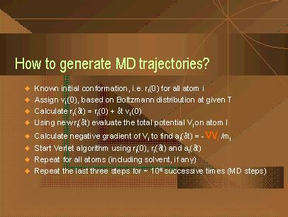Molecular Dynamics Simulations