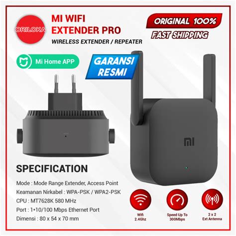 Promo Xiaomi Mi WiFi Wireless Repeater Extender Pro AC1200 Garansi Resmi REPEATER PRO