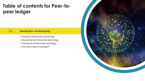 peer to peer ledger powerpoint presentation slides ppt template