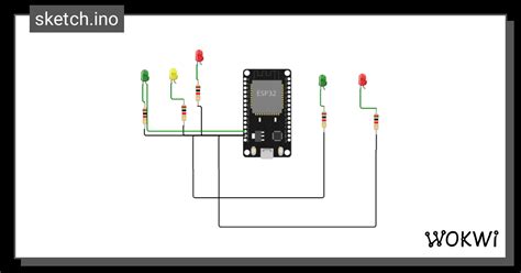 Semaforo Wokwi Esp32 Stm32 Arduino Simulator