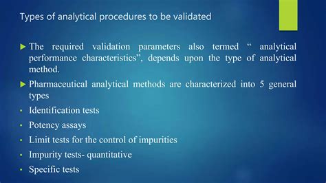 Analytical Method Validation As Per Ich And Usp Pptx