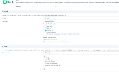 Blues Notehub Integration Json Format For Sending 2 Values Longlat