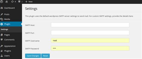 Php Wordpress Plugin Development Override Default Smtp Stack Overflow