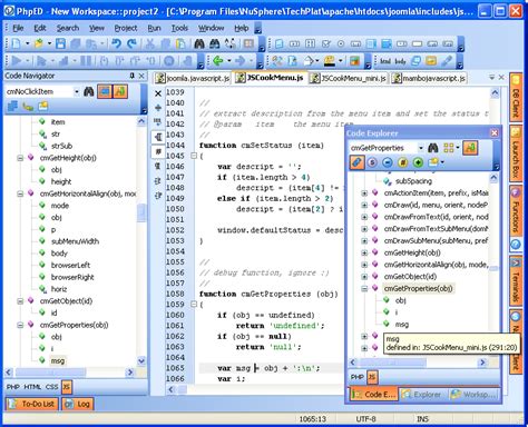 javascript code explorer