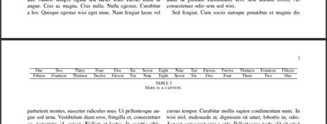 Floats Creating A Table In Two Column Style Page Tex Latex Stack