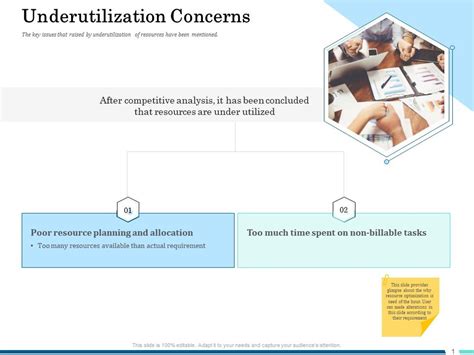 Underutilization Concerns Allocation Ppt Template Microsoft