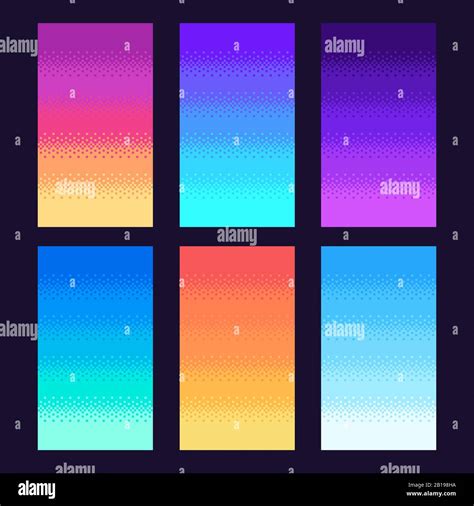 Dithering Pixels Background Old Retro Video Game Pixel Art Gradient Retro Arcade Games 8 Bit