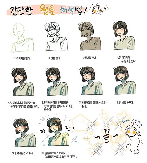 빠른 저장에 있는 한민 신님의 핀 그리기 튜토리얼 드로잉 강좌 컬러 드로잉
