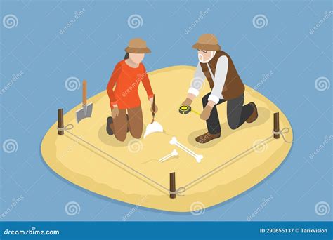 Vector Archaeologist Illustration 94653659