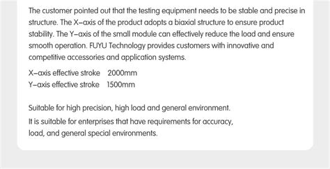 Belt Driven Actuator Linear Motion Vertical Xy Stage 2 Axis Motorized Table Fuyu Technology Co