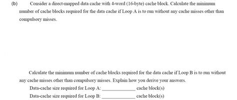 Solved Consider The Following Two Loops Written In C Which Chegg
